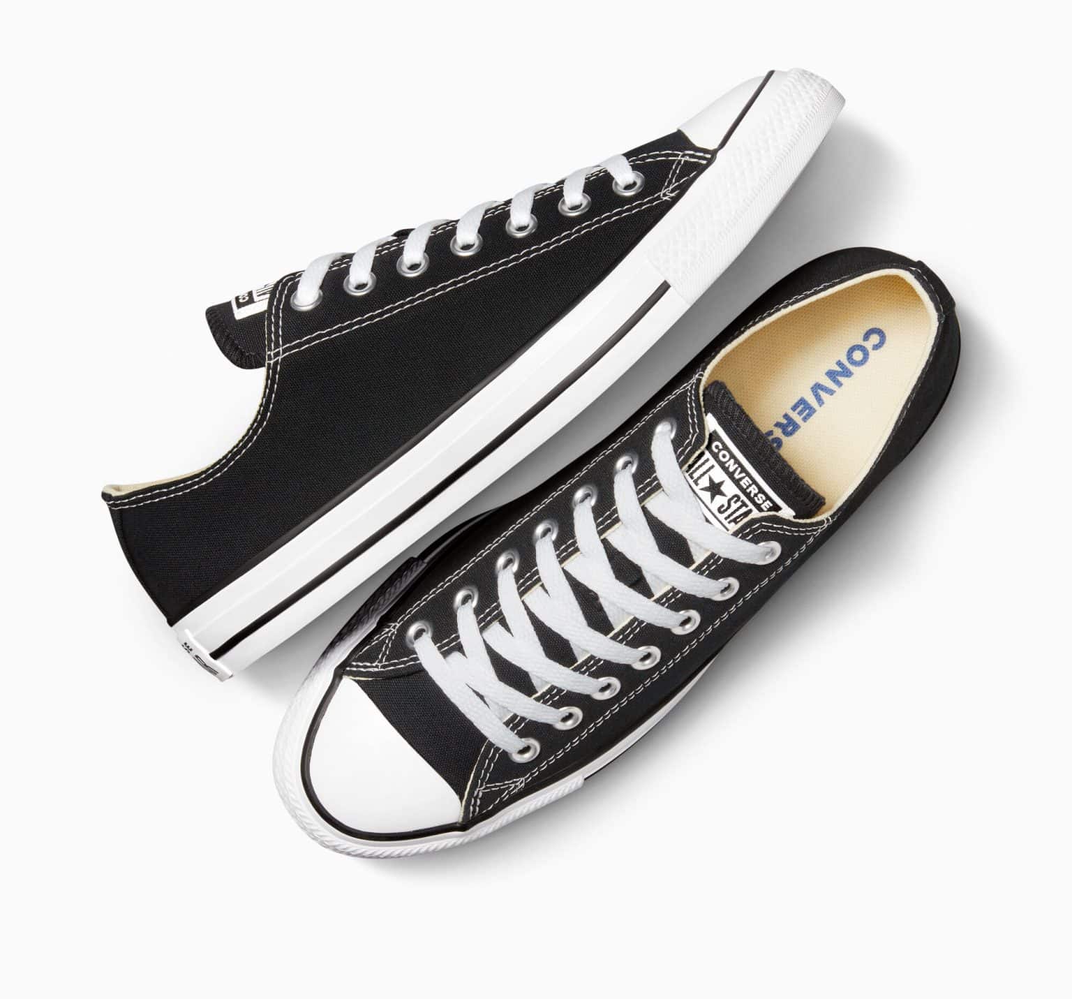 Купить чёрные низкие кеды Converse Classic M9166C в Минске